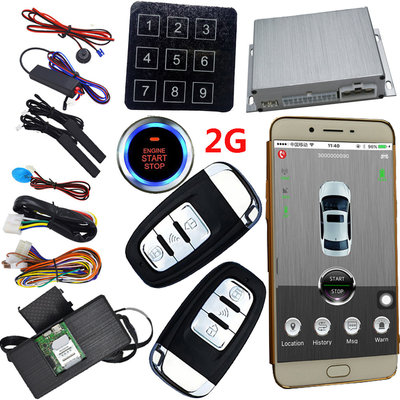 GSM Smartphone Car Alarm That Connects To Phone Cellular Remote Start