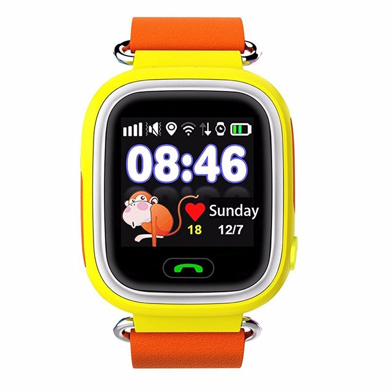 Q90 Anti Lost Kids Smart GPS Watch , Kids Safety Gps Tracker Smartwatch Android