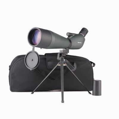 20 - 60x  Zoom Angled Spotting Scope 80mm Phone Mount With Bag Nitrogen Filled