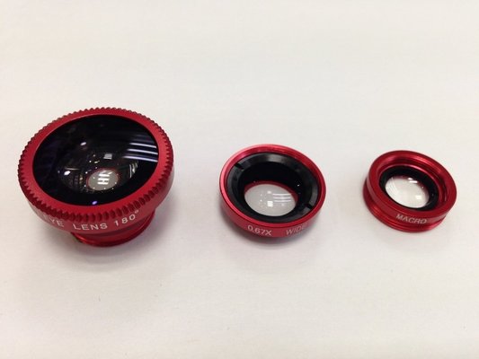 Colorful Micro Smartphone Camera Lens Kit , Cell Phone Accessories