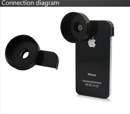 39mm Eyepiece Smartphone Binoculars 8X36 For IPhone 6 , Field of View 142m / 1000m