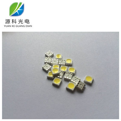 60 MA Smd 5050 Led Chips 1.6 Mm Thickness Pure White 6000 - 6500 K