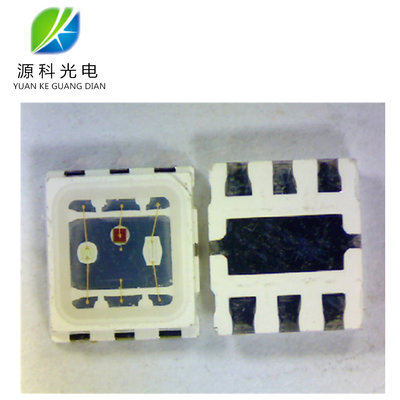 Middle Power Tri Color Smd Led Diode 0.6W / 0.5W For Colorful Downlight