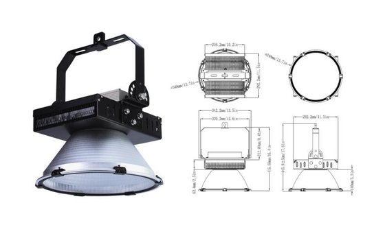 China Wide Voltage 200 W 16410lm High Bay LED Lighting for toll stations , 45Degree supplier
