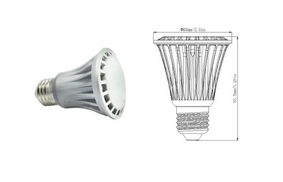 China Home E27 8w LED PAR Cans 120D , LED Par Lights For Home Lighting supplier