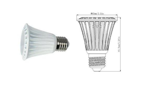 China Dimmable 8w Indoor LED PAR Cans 3000k With 50000hrs Lifespan supplier