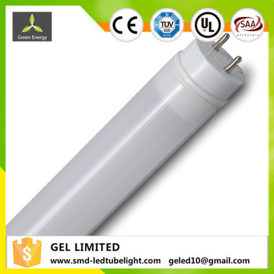 18 Watt 4 Feet Nano Plastical T8 LED Tube Light with Global Wide Voltage For Supermarket and Factory Project supplier