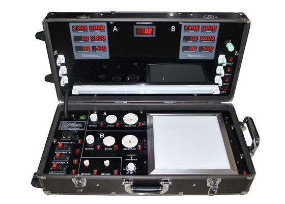 Customized Convenient Dimmer Switch LED Suitcase for exhibition , CE / RoHS supplier