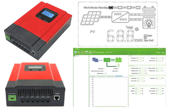 60a mppt lifepo4 solar charge controller 12V/24V/36V/48V auto work