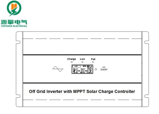 China 12V 24V 40A Solar Controller Inverter , Inverter With Built In Charge Controller supplier