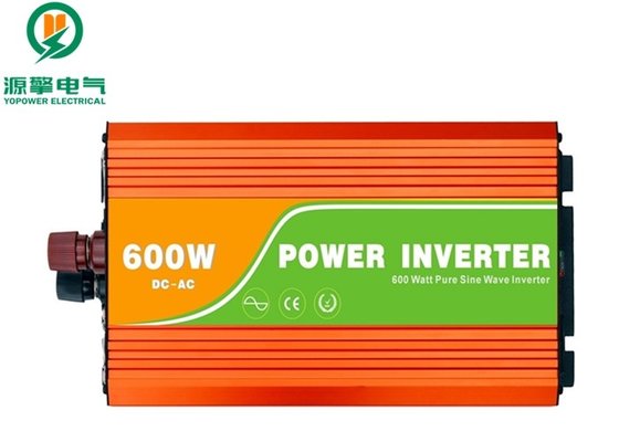 Single Phase High Frequency Sine Wave Inverter 600W 12V To 220V Strong Load Capacity supplier