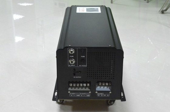 Black DC To AC Wind Solar Hybrid Controller Inverter Pure Sine Waveform Output supplier