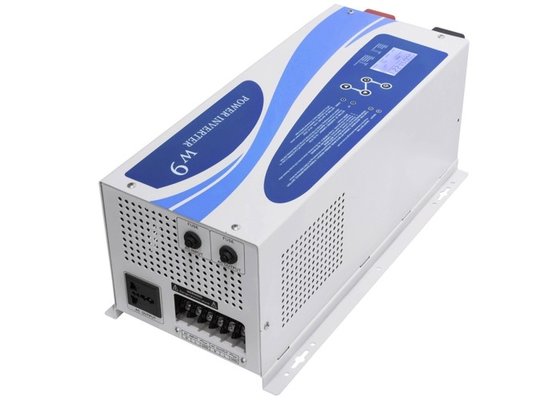 LCD Display Low Frequency Pure Sine Wave Inverter , Power Inverter With Battery Charger supplier