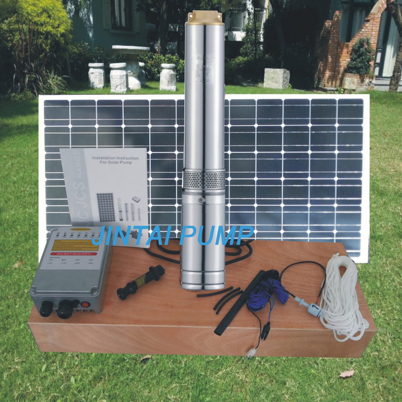 High Efficiency DC Electric 60M Head Deep Well Solar Pumps JC4-4.0-60