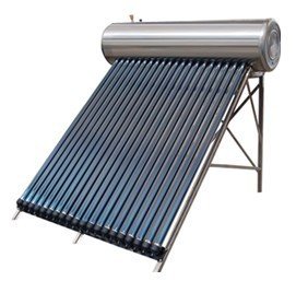 Compact pressurized solar boiler