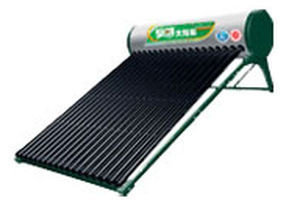 High efficiency pressurized solar water heater with heat pipe