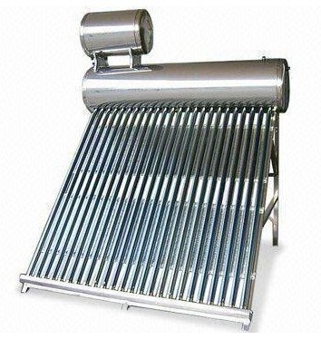 The high efficiency compact pressurized solar water heater with heat pipe