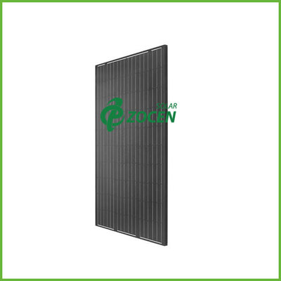Shading 36v / 36v 220w Black Solar PV Panels Mono Crystal Solar Panels