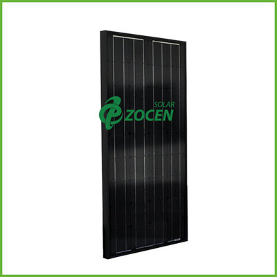 Shading 36v / 36v 220w Black Solar PV Panels Mono Crystal Solar Panels