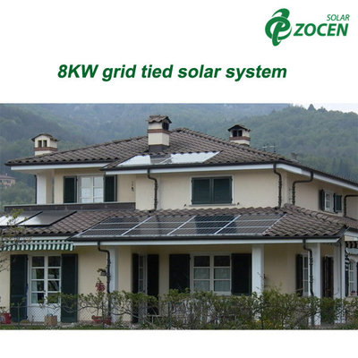 Home Rooftop 8KW Ground Solar Panel Mounting Systems 220-240V