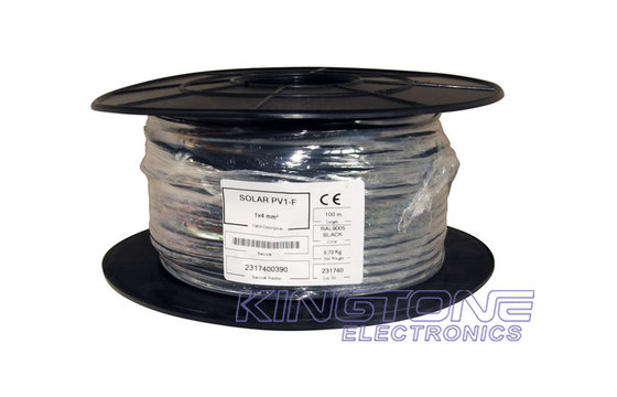 Black 18AWG 16AWG 14AWG 12AWG Solar Panel Cables with PVC Jacket