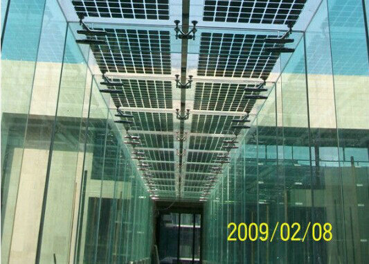 Black Custom Shaped 1000VDC big Double Glass Solar Panel 1000*1700mm