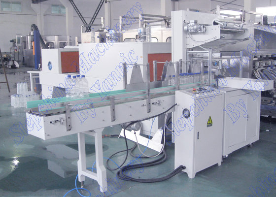 Beverage Automatic Bottle Packing Machine With Shrinkable PE Film 10 - 15pcs/min