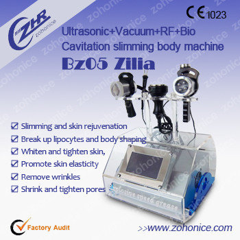 Vacuum Bipolar Rf Ultrasound Fat Burning Machine For Facial / Body Treatment