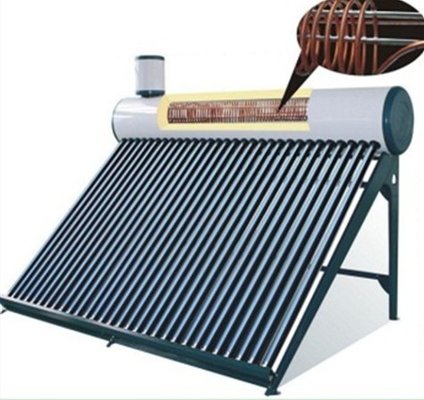 Integrated Low Pressure Solar Water Heater , Galvanized Sheet Outer Tank