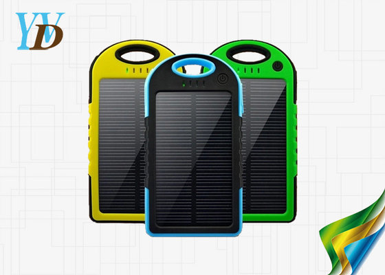 Waterproof Shockproof Crashproof Ultra-thin Backup 4000mAh Solar Panel Power Bank