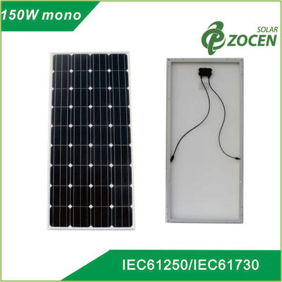 150W 18V PV Mono-Crystalline Solar Panels for Charging 12V Battery