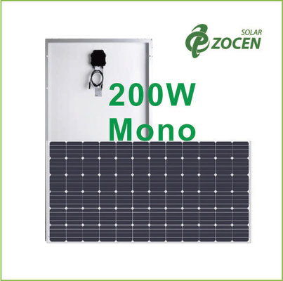 200 Watt Anti - Aging EVA Monocrystalline Solar Panels For Rooftop / Camping