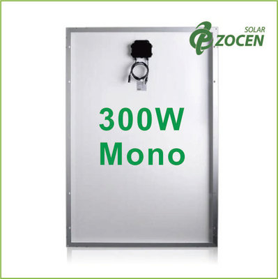 48 Volt 300W Shading Tolerance Monocrystalline Solar Panels with TUV Certified