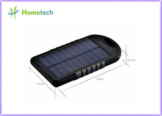 Solar Lipstick Power Bank / Charger External Battery Dual USB Port