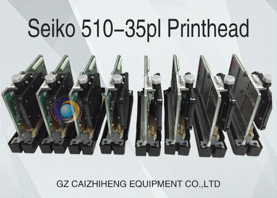 High Resolution Printer Print Head , Waterproof Seiko 510 35pl Printhead