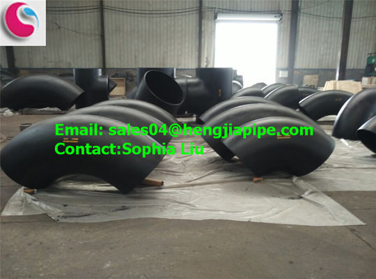 Cangzhou black carbon steel welded elbow