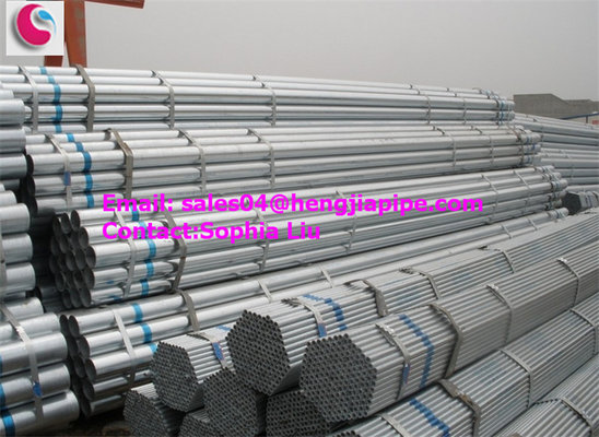 Galvanized seamless steel pipes