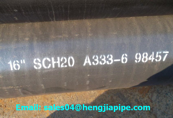 A333-6 Seamless pipes wall thickness SCH20