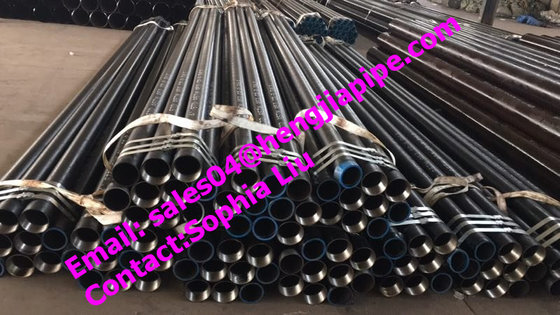 ASTM A53 Gr.B seamless pipes Bevel end SCH30 STD