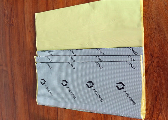 2mm Thickness Self Adhesive Butyl Rubber  Aluminum Car Shock Deadening  Pads
