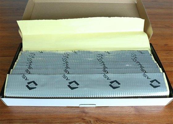 2mm Thickness Self Adhesive Butyl Rubber  Aluminum Car Shock Deadening  Pads