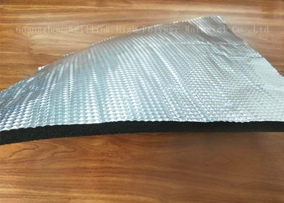 Aluminum Foil Heat Insulating Material Black Acoustic Foam Heat Insulating 10mm