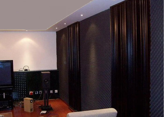 Home Theatre Insulating Acoustic Foam Panels / Sheet Open Cell 2m Wavy Shape