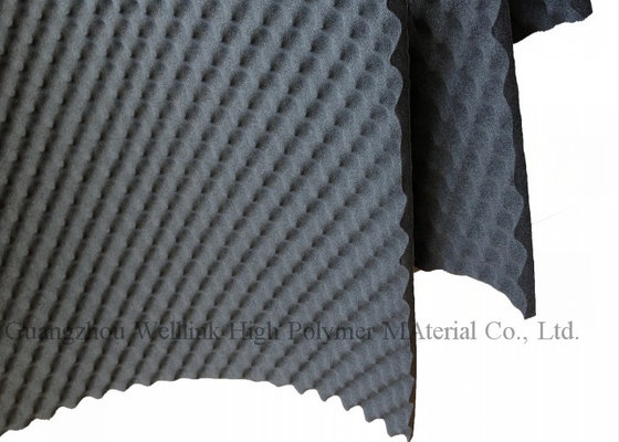 Soft High Density Black Acoustic Insulation Foam Customized EPDM Acoustical Foam