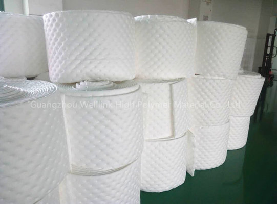 White Nonwovens Sound Absorbing Materials Adhesive 20mm Car Noise Insulating Foam