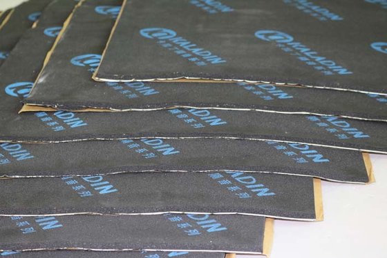 One Side Adhesive Soundproof Material Acoustic Foam High Density Black 500mm Width