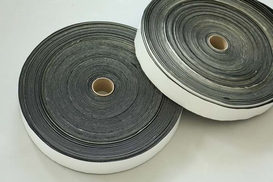 Flexibility SBR Black Rubber Foam Self Adhesive Tape / Sealing Tape Waterproof 2mm
