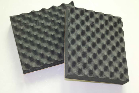 Soft High Density Black Acoustic Insulation Foam Customized EPDM Acoustical Foam