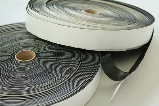 Air Conditioning Duct Heat Insulation Sticky Rubber Tape SBR Foam Thermal Insulation