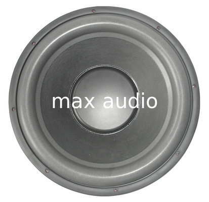 Red 5000W Competition Car Subwoofers Pulp With Mica Foam Cone